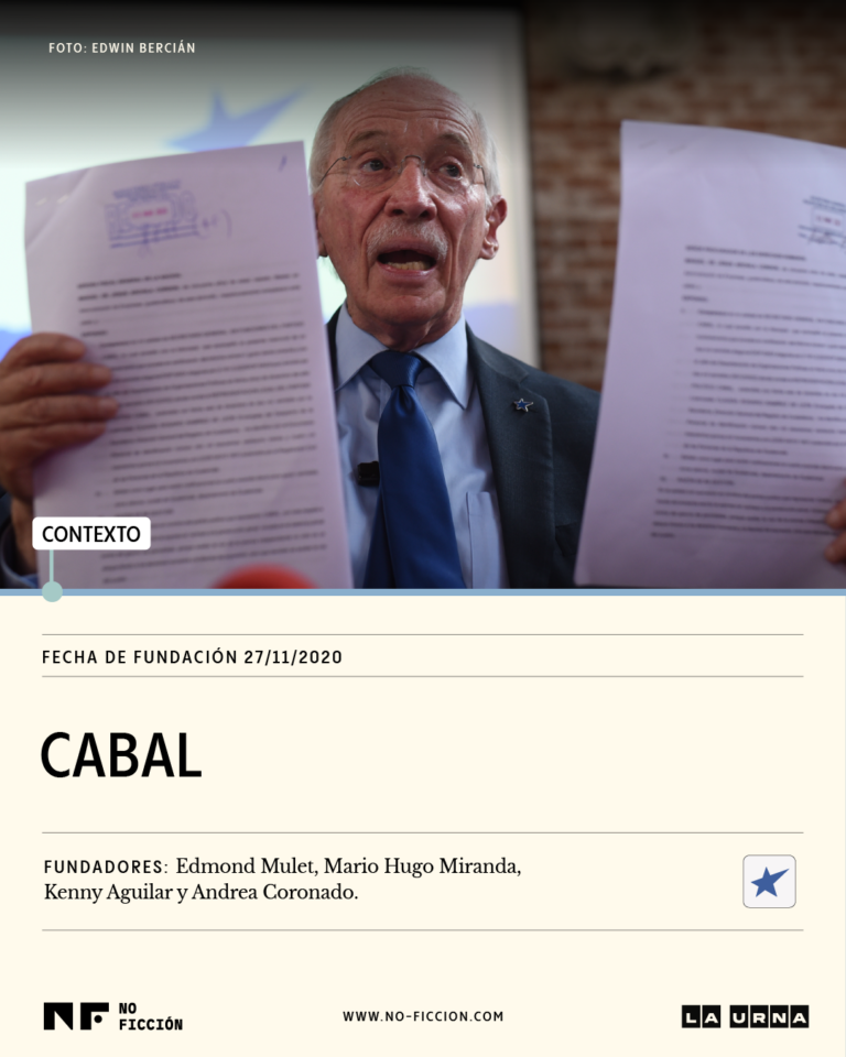 CABAL, un partido nuevo pero reflejo del pasado de su candidato • No ...